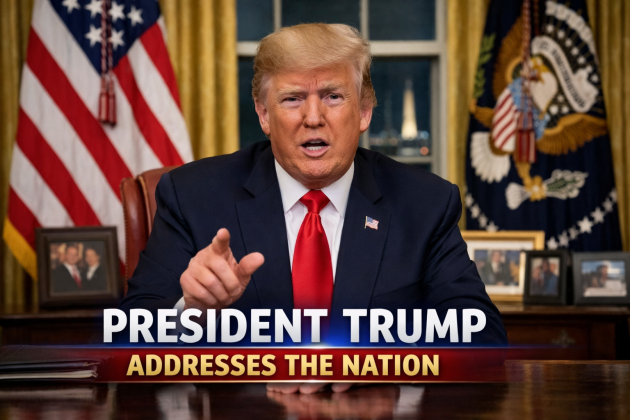 President Trump Delivers National Address Amid Economic Worries